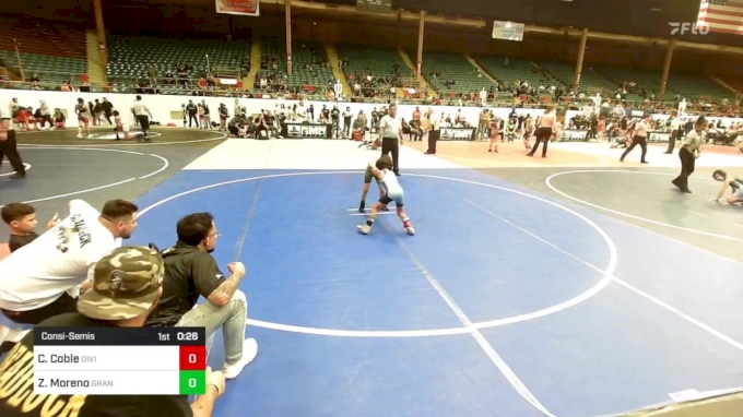 58 lbs Consolation - Cooper Coble, Division Bell Wrestling vs Zack ...