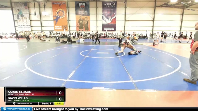 120 lbs Rd# 3 12:00pm Friday - Gavin Wells, East Coast Elite vs Aaron ...