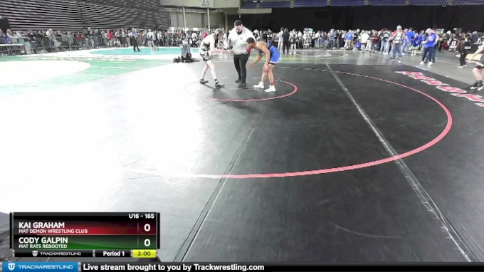 165 lbs 7th Place Match - Kai Graham, Mat Demon Wrestling Club vs Cody ...