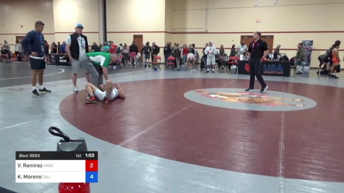 65 kg Cons 64 #2 - Vince Ramirez, Under Rated Wrestling Academy vs ...