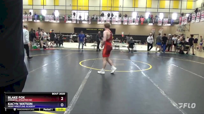 144 lbs Quarterfinal - Blake Fox, Immortal Athletics WC vs Kacyn Watson ...