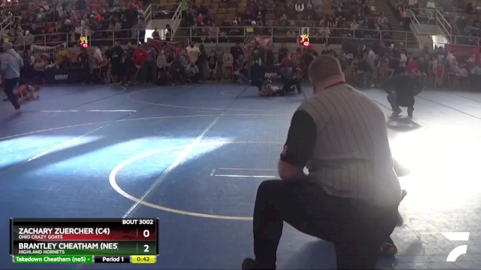 50 lbs Champ. Round 1 - Zachary Zuercher (c4), Ohio Crazy Goats vs ...