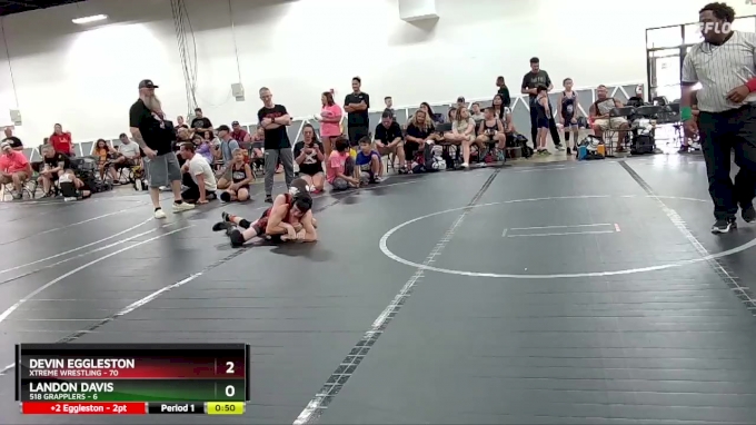 76 lbs Semifinal - Landon Davis, 518 Grapplers vs Devin Eggleston ...