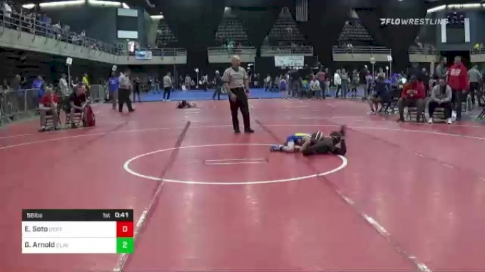 56 lbs Consi Of 8 #2 - Elijah Soto, Deptford vs Gavin Arnold, Clayton