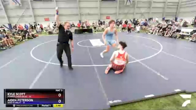 182 lbs Placement Matches (16 Team) - Kyle Scott, Pennsylvania Blue vs ...