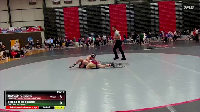 133 lbs Champ. Round 2 - Daylen Greene, University Of Central Missouri ...