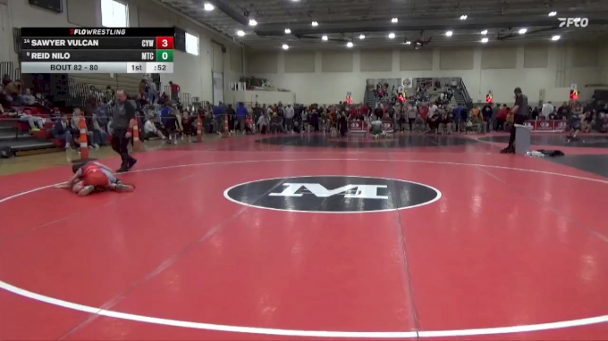 80 lbs Cons. Round 5 - Reid Nilo, Maverick Training Center vs Sawyer ...