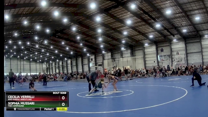 122 lbs Cons. Round 1 - Cecilia Verrilli, Bad Karma Wrestling vs Sophia ...