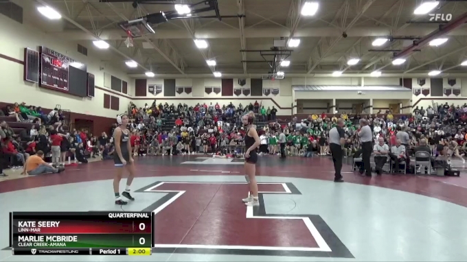 115 lbs Quarterfinal - Kate Seery, Linn-Mar vs Marlie Mcbride, Clear ...