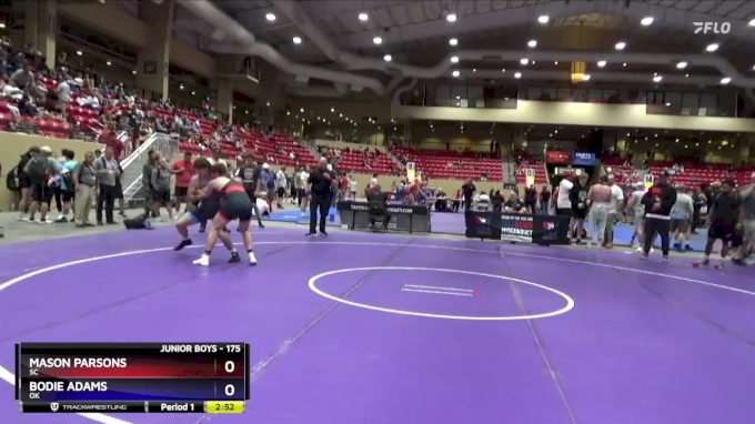 175 lbs Champ. Round 2 - Mason Parsons, SC vs Bodie Adams, OK