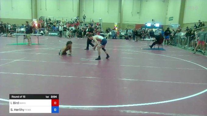 120 lbs Round Of 16 - Isaiah Bird, Mayhem Wrestling Club vs Sean ...