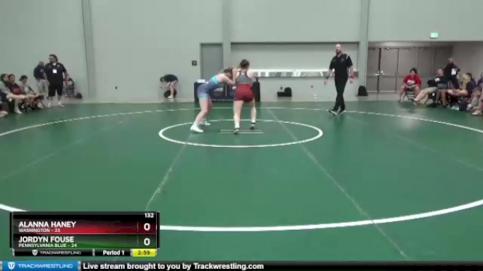 132 lbs Placement Matches (8 Team) - Alanna Haney, Washington vs Jordyn ...