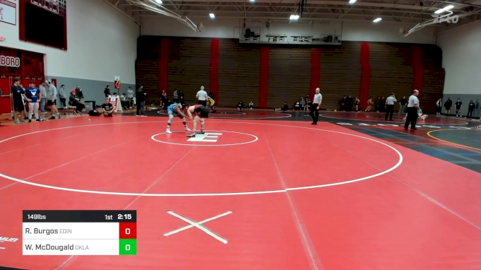 149 lbs Final - Ryan Burgos, Edinboro vs Willie McDougald, Oklahoma ...
