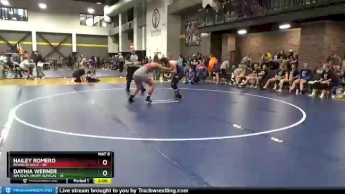 170 lbs Round 1 (6 Team) - Daynia Werner, NW Iowa Angry Alpacas vs ...