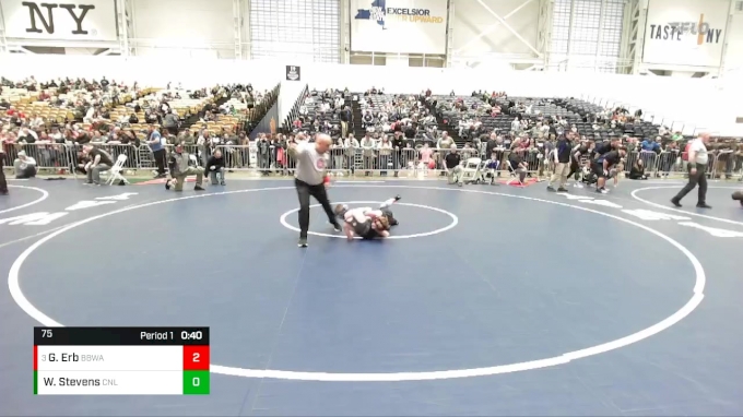 75 lbs Champ. Round 2 - Gannon Erb, Black Belt Wrestling Academy vs ...