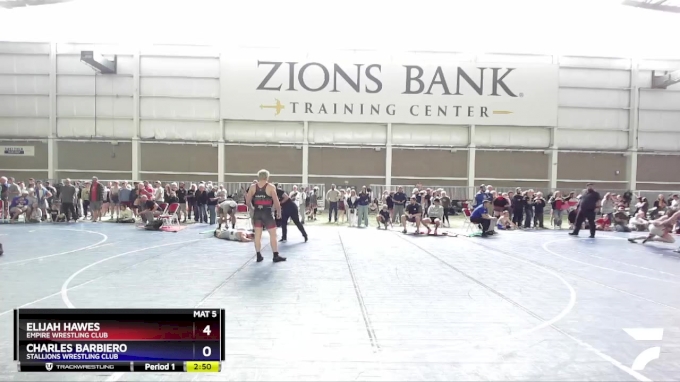 190 lbs Quarterfinal - Elijah Hawes, Empire Wrestling Club vs Charles ...