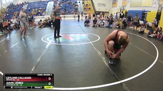 285 lbs Semis & Wb (16 Team) - Leyland Callahan, Braves WC vs Gavin ...