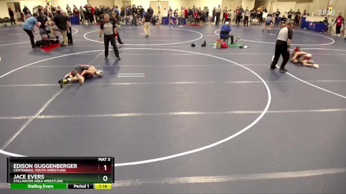 92 lbs Cons. Round 5 - Edison Guggenberger, Centennial Youth Wrestling ...