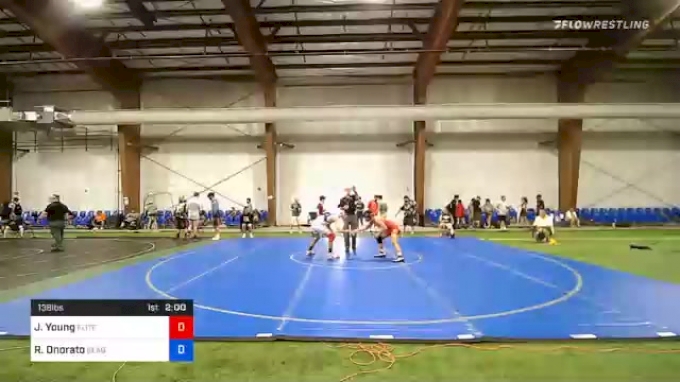 138 lbs 3rd Place - Justin Young, Elite Wrestling vs Roman Onorato ...