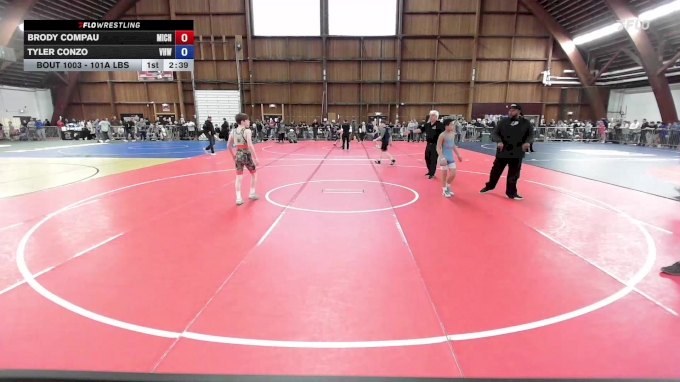 101A lbs Rr Rnd 1 - Brody Compau, Michigan Premier vs Tyler Conzo, Vhw