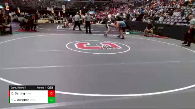 182 lbs Cons. Round 1 - Carter Bergman, George Washington vs Dominic ...