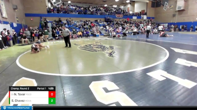 100lbs Champ. Round 2 - Natalia Tovar, Pasco (Girls) vs Sarahi Chavez ...