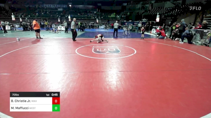 70 lbs Semifinal - Brad Christie Jr., Mahwah vs Michael Maffucci, West ...
