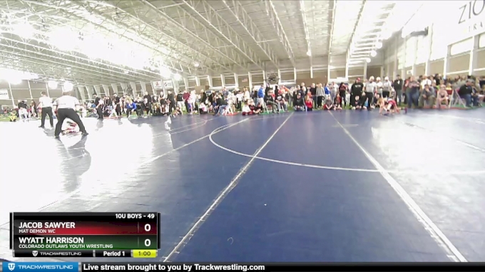 49 lbs Quarterfinal - Jacob Sawyer, Mat Demon WC vs Wyatt Harrison ...