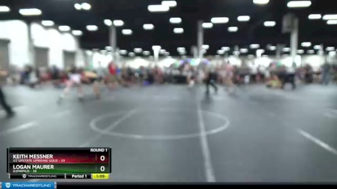 130 lbs Round 1 (8 Team) - Keith Messner, U2 Upstate Uprising Gold vs ...