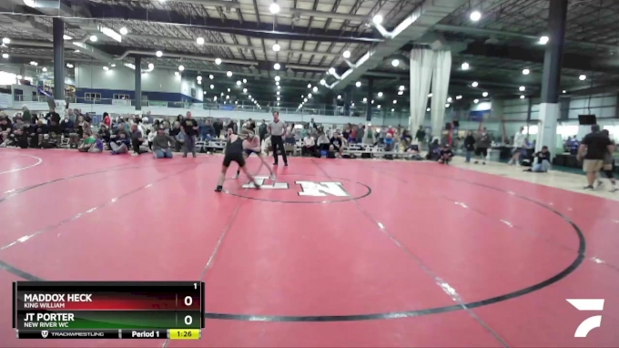 106 lbs Quarterfinal - Jt Porter, New River WC vs Maddox Heck, King William