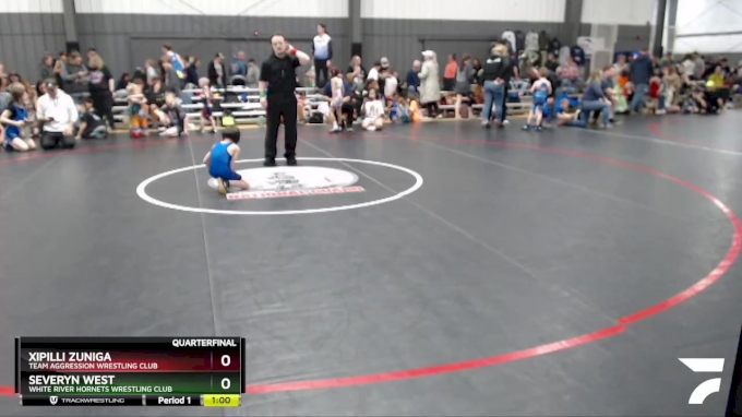 49 lbs Quarterfinal - Severyn West, White River Hornets Wrestling Club ...