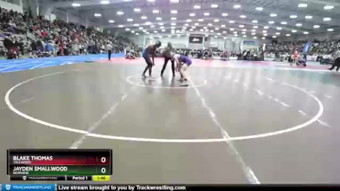 157 lbs Champ. Round 1 - Blake Thomas, Tallwood vs Jayden Smallwood ...