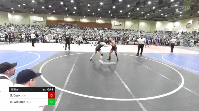 123 lbs Consolation - Sade Cook, Gladiator WC vs Baileigh Williams ...