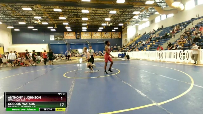 157 lbs Round 2 (8 Team) - Branson Dodge, SOWA / HWC BLUE vs John ...