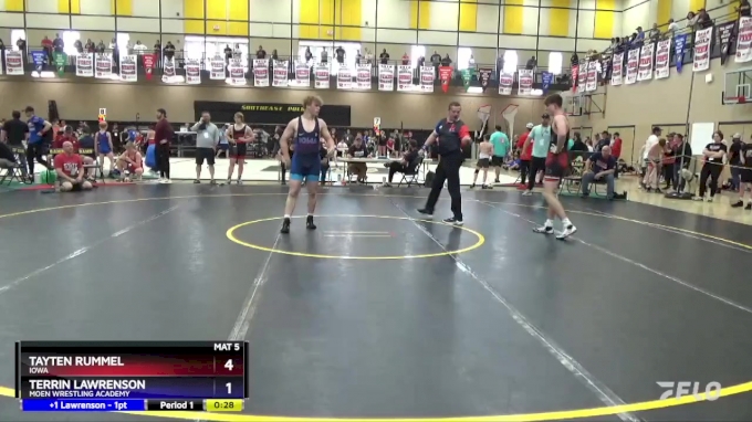 175 lbs Cons. Semi - Tayten Rummel, Iowa vs Terrin Lawrenson, Moen ...