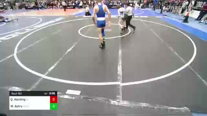 125 lbs Consi Of 32 #2 - Quentin Harding, Team Aggression vs Mark Astry ...