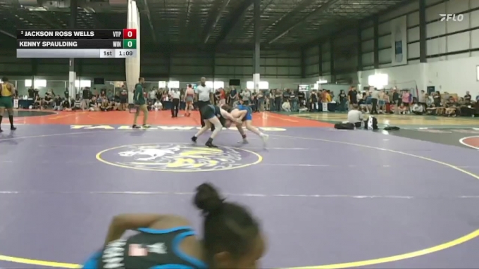 126 lbs Champ. Round 2 - Jackson Ross Wells, VA Team Predator vs Kenny ...