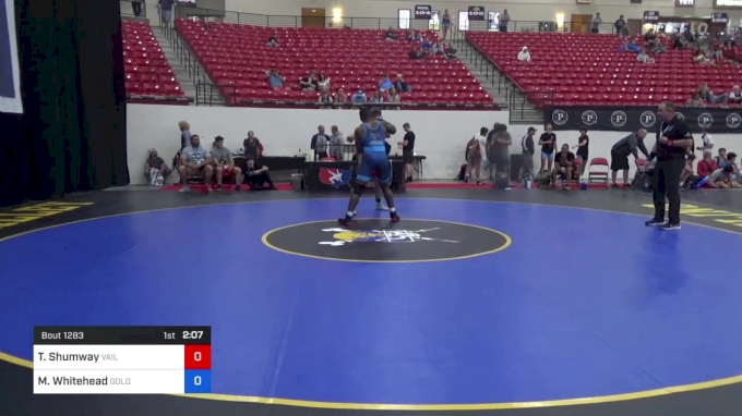 97 kg Cons 16 #1 - Tyler Shumway, Vail Wrestling Academy vs Melvin ...
