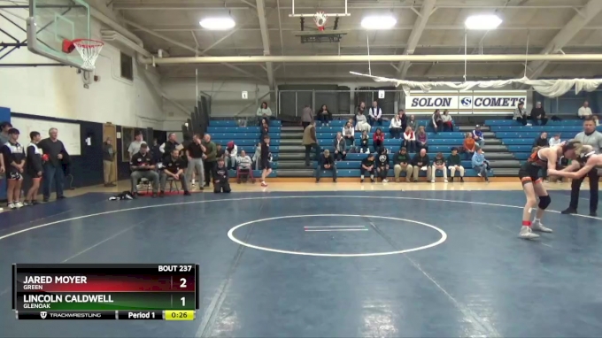 106 lbs Cons. Round 3 - Jared Moyer, Green vs Lincoln Caldwell, GlenOak