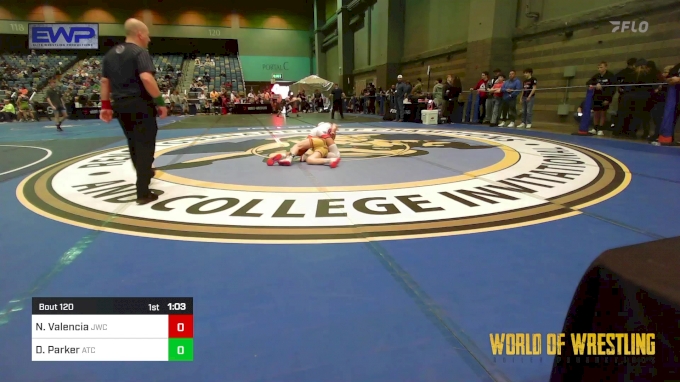 120 lbs 2nd Place - Nickolas Valencia, Juggernaut Wrestling Club vs ...