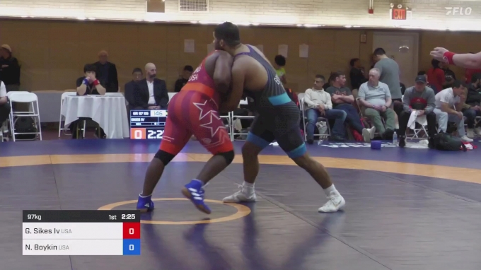 97 kg Semifinal - George Sikes Iv, USA vs Nicholas Allen Boykin, USA