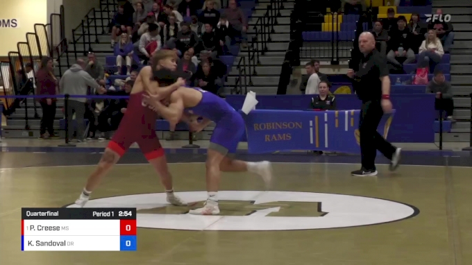 60 lbs Quarterfinal - Paxton Creese, Minnesota Storm vs King Sandoval ...