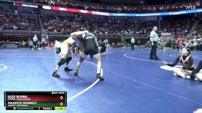 3A-144 lbs Cons. Semi - Alex Bumba, Prairie, Cedar Rapids vs Maximus ...