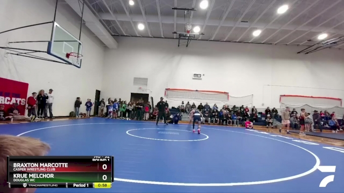 92 lbs Round 1 - Krue Melchor, Douglas WC vs Braxton Marcotte, Casper ...