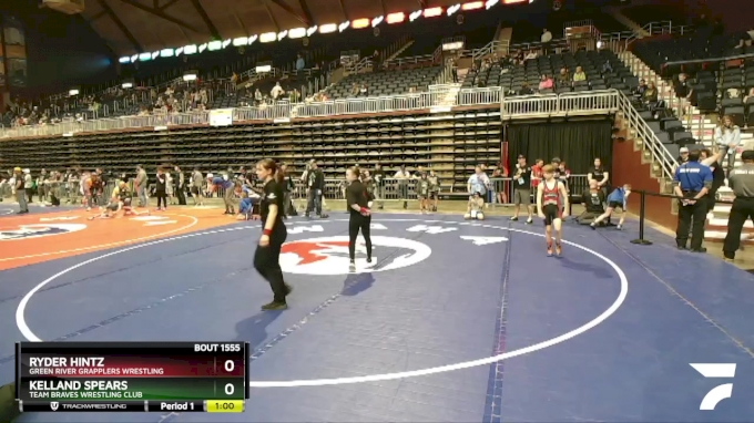 82 lbs Semifinal - Kelland Spears, Team Braves Wrestling Club vs Ryder ...