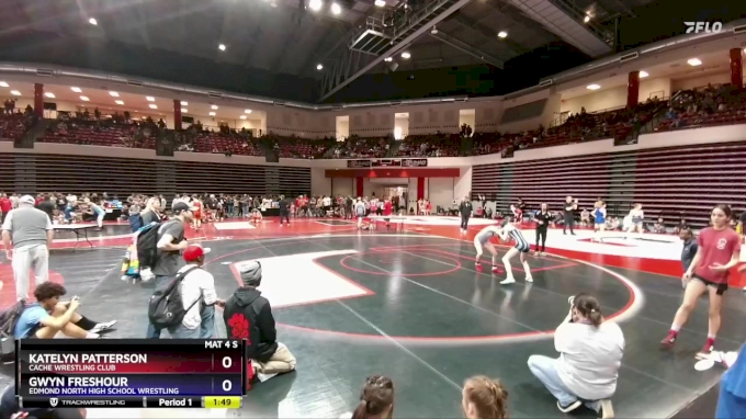 106 lbs Cons. Semi - Katelyn Patterson, Cache Wrestling Club vs Gwyn Freshour, Edmond North High ...