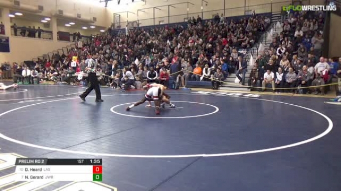 132 lbs Prelim rd 2 - Darnai Heard, Cincinnati LaSalle vs Nik Gerard ...