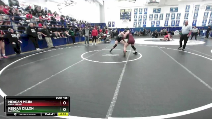 155 lbs Cons. Round 3 - Meagan Mejia, Mark Keppel vs Keegan Dillon, La ...