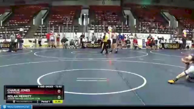72/82 Round 2 - Nolan Merritt, Junior Panther Wrestling Club vs Charlie ...