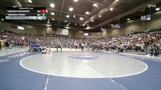 2A 175 lbs 3rd Place Match - Morgan Tingey, Millard vs Reagan Bradshaw ...